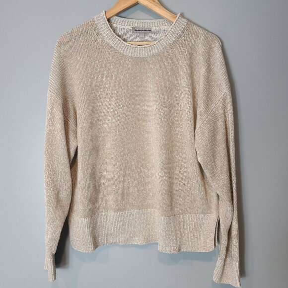 J. Crew | Sweaters | Jcrew Relaxed Cottonlinen Blend Beach Sweater ...